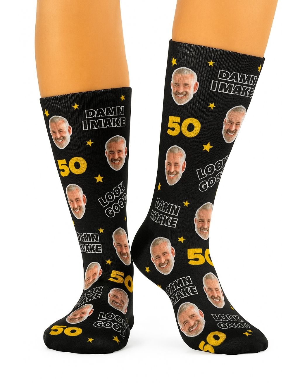Damn I Make 50 Look Good Socks | Personalised Socks