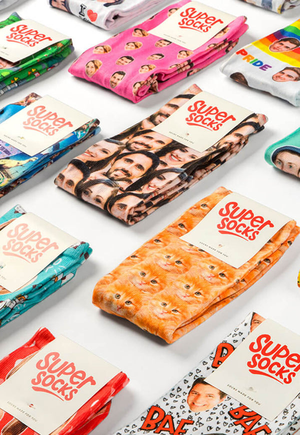 Personalised Socks - Custom Socks | Super Socks