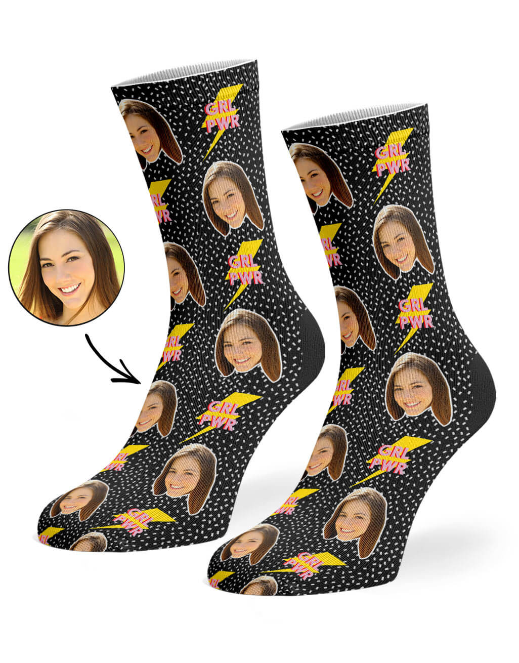 Girl Power Socks | Personalised Socks For Women – Super Socks