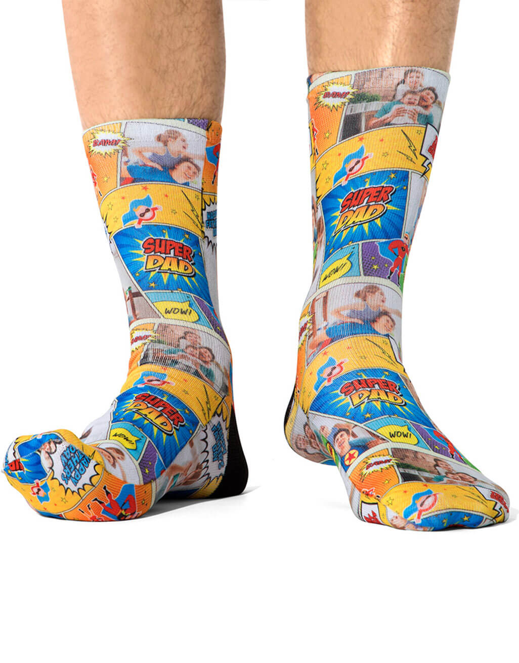 Super Comic Dad Socks | Personalised Dad Socks – Super Socks