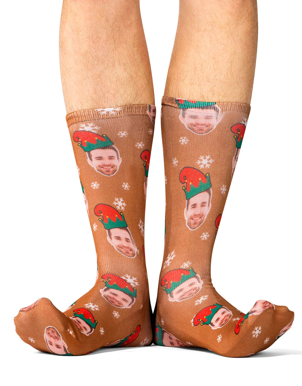 Custom Printed Elf Me Socks - Personalised Elf Socks – Super Socks