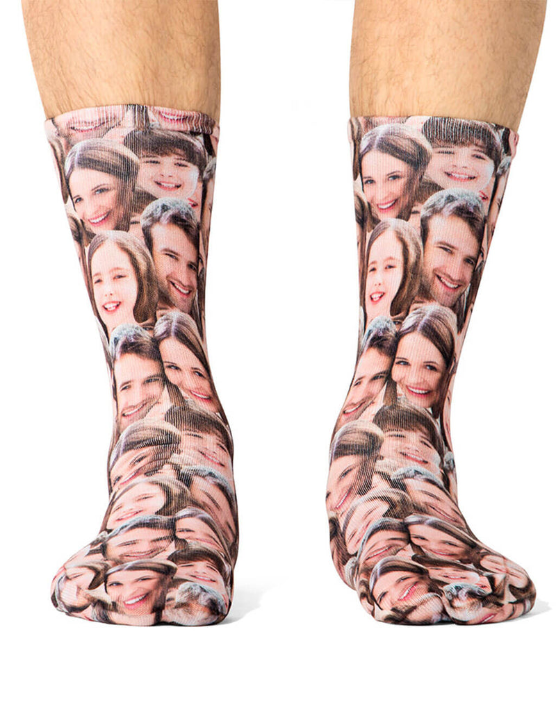 Family Face Mash Socks - Custom Family Socks
