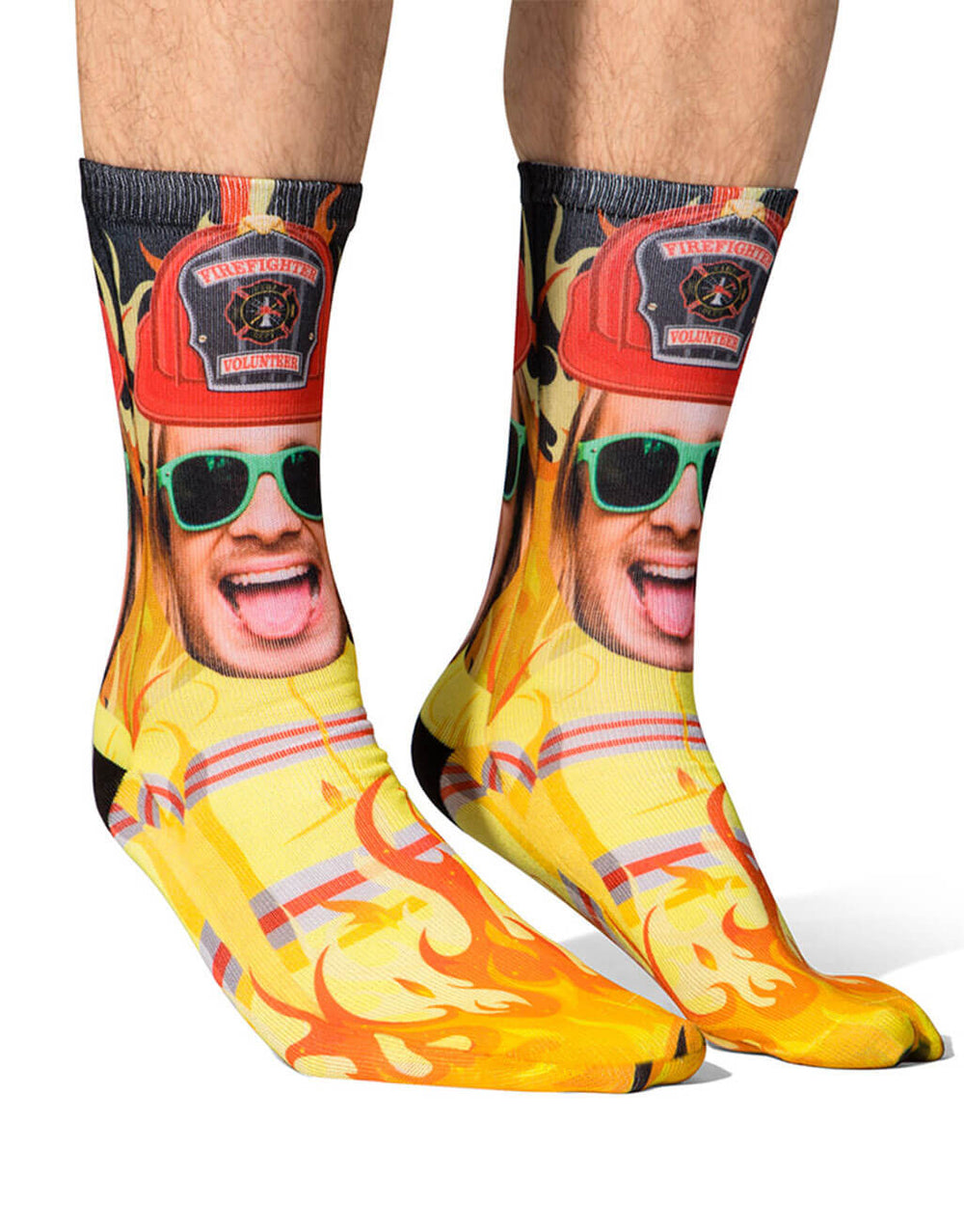 Fireman Me Socks | Personalised People Socks