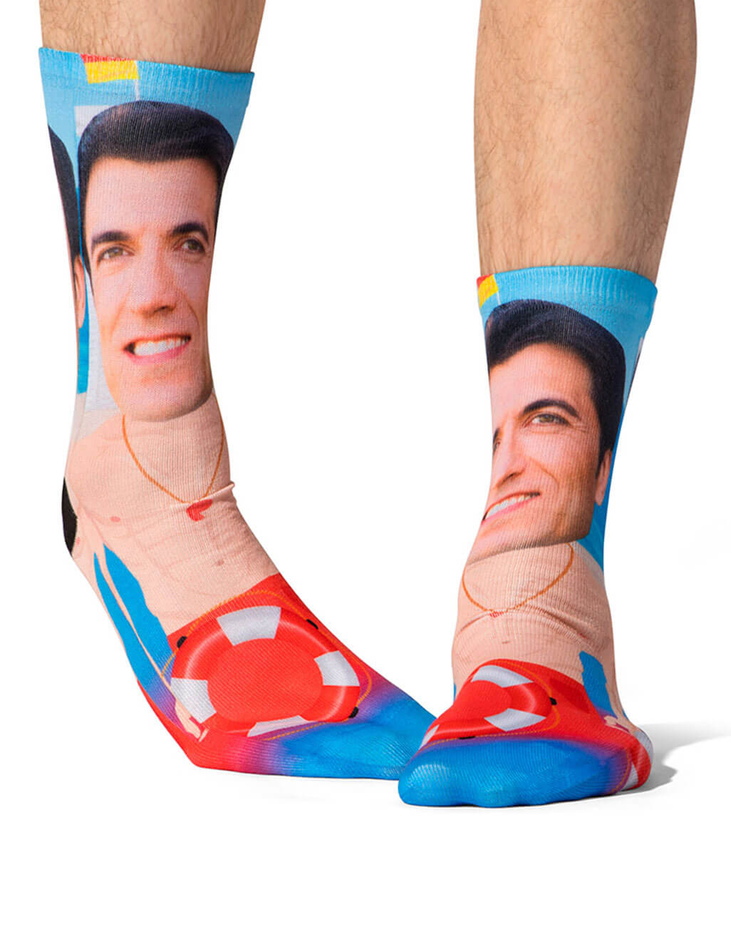 Lifeguard Man Socks - Personalised Photo Socks