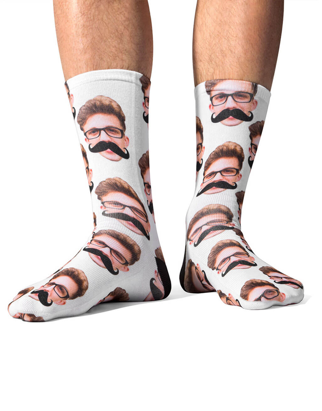 Moustache Me Socks | Personalised Movember Socks