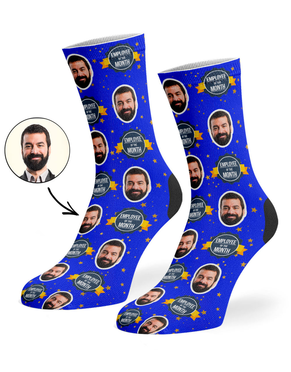 Employee Of The Month Socks | Custom Work Socks