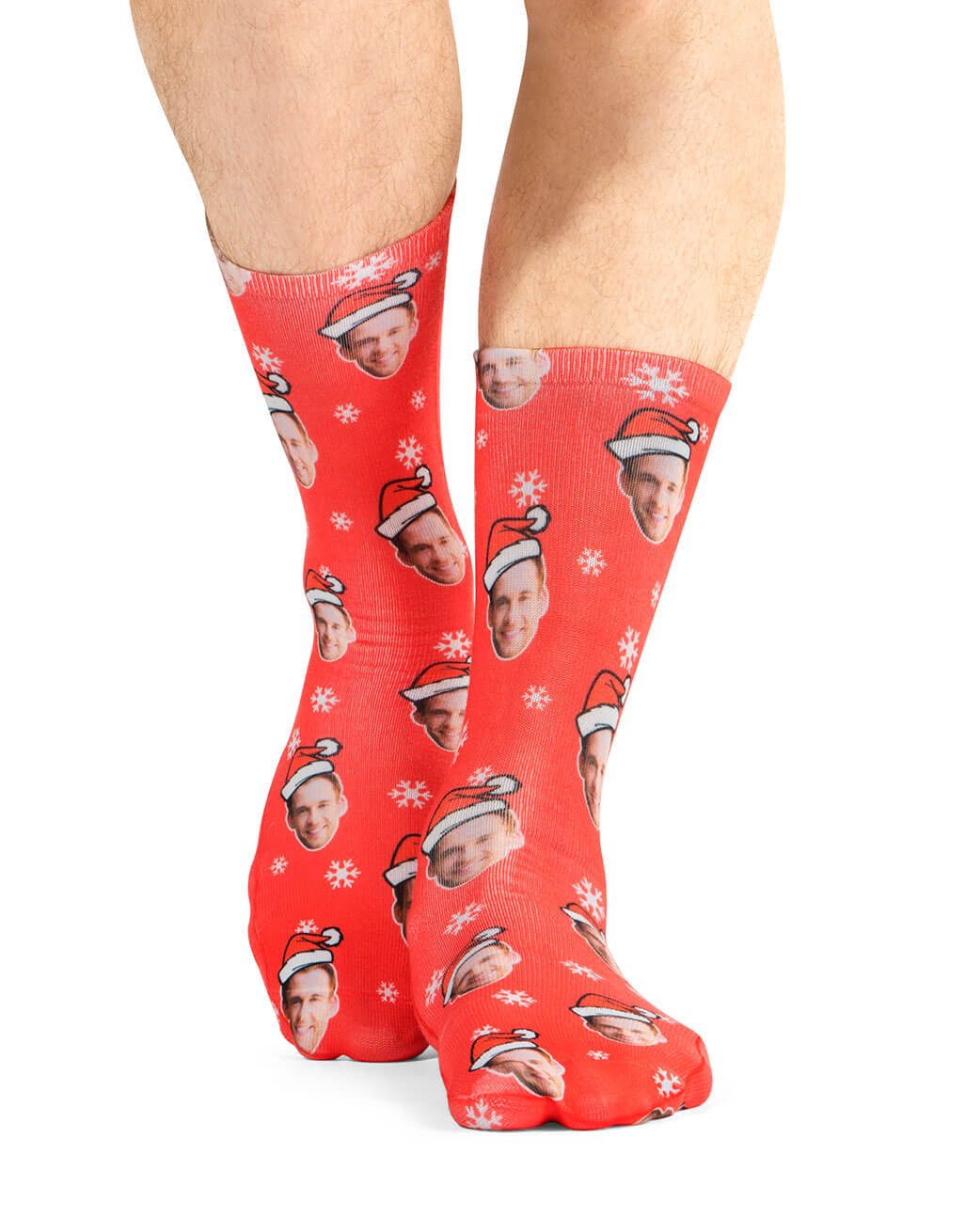 Santa Me Socks | Custom Christmas Face Socks