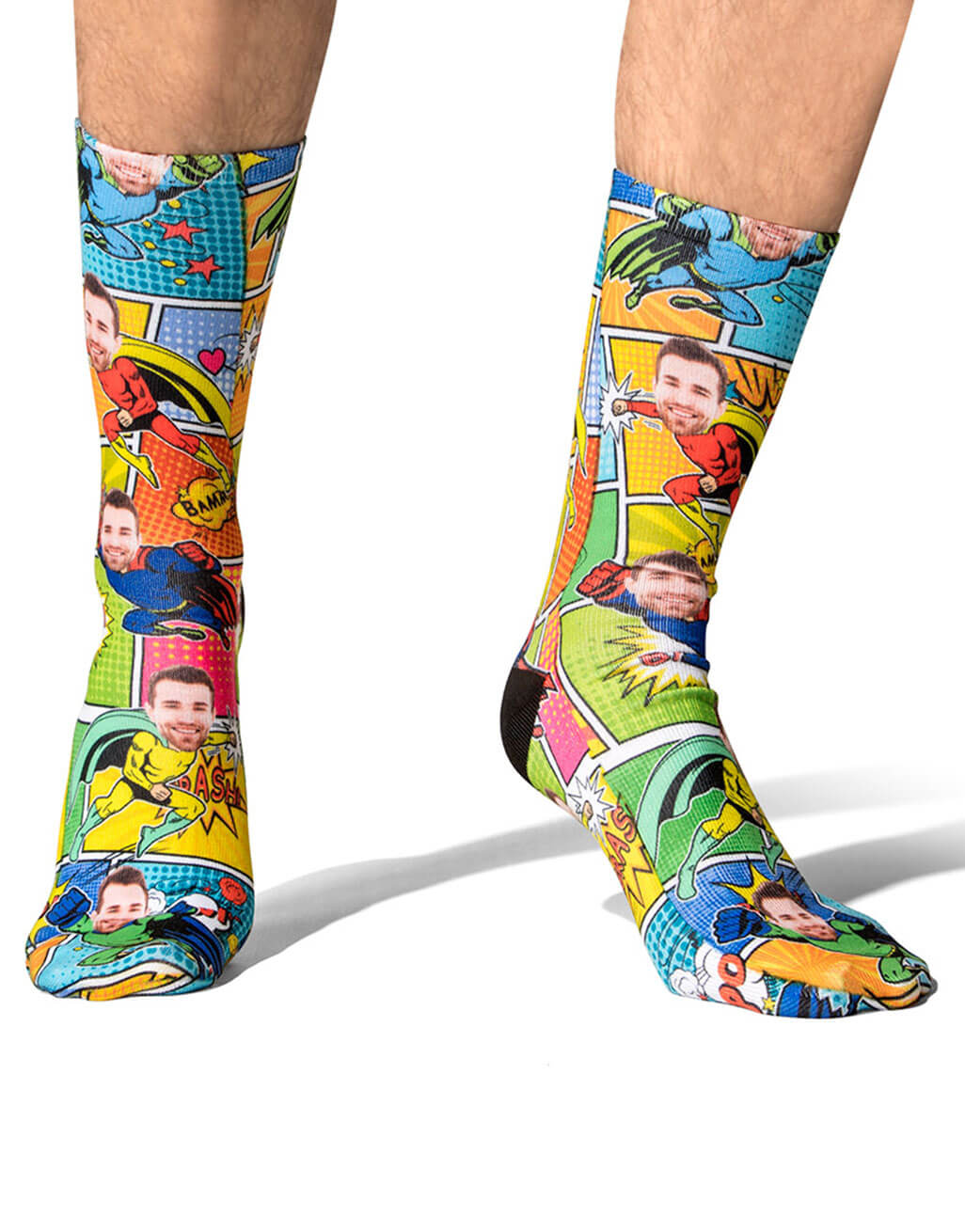 Personalised Superhero Socks | Funny Superhero Socks – Super Socks