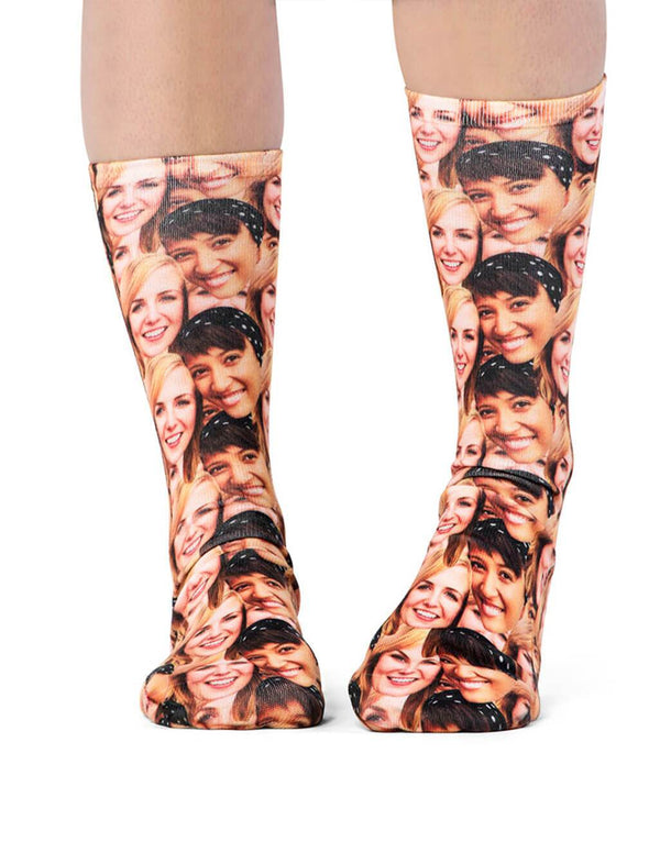 Best Friends Face Mash Socks | Custom Friends Socks