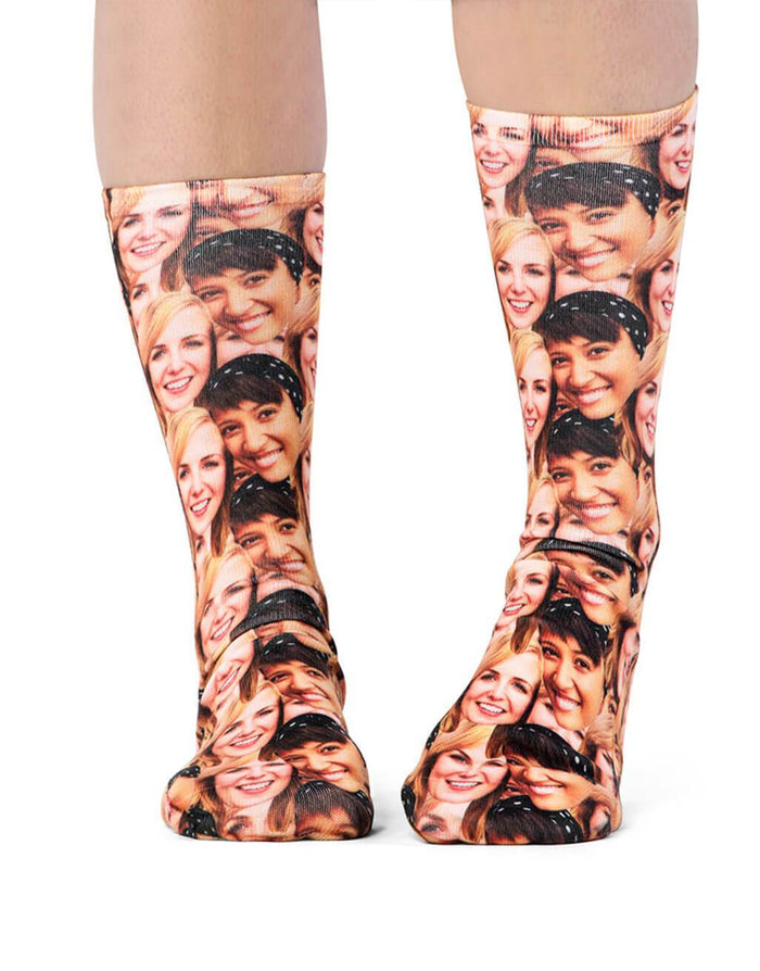 Best Friends Face Mash Socks | Custom Friends Socks