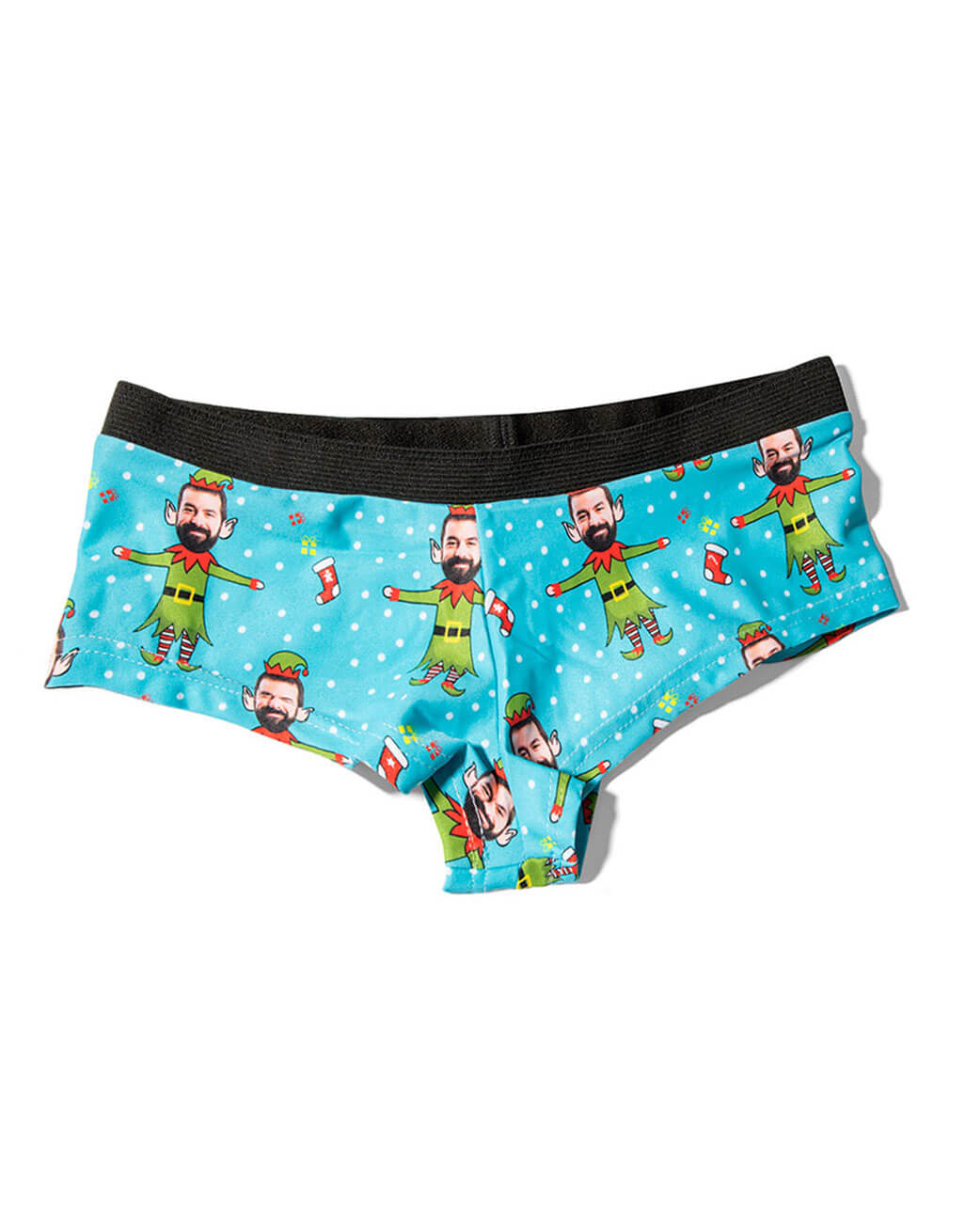 Personalised Elf Me Knickers - Christmas Face Pants