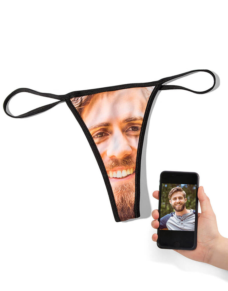 Personalised Face Thong - Ladies Full Face Thong